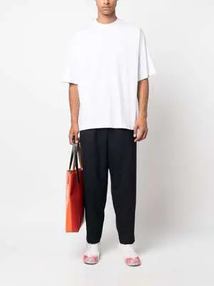 Marni Tapered-leg Wool Trousers - Blue