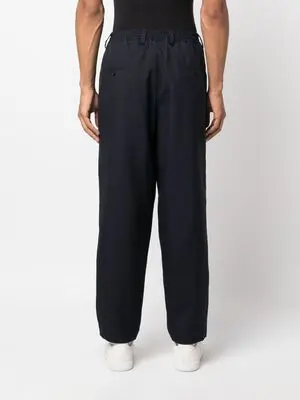 Marni Tapered-leg Wool Trousers - Blue