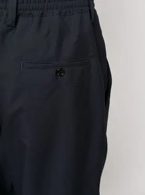 Marni Tapered-leg Wool Trousers - Blue