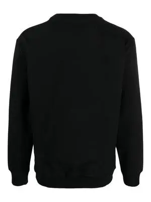 Moschino Leo Teddy-print Sweatshirt - Black