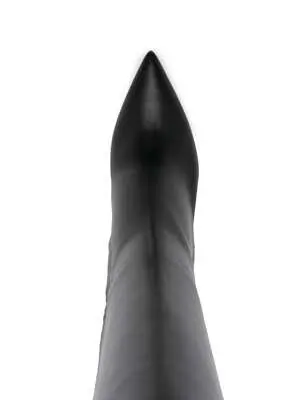 GIANVITO ROSSI 90mm Point-toe Leather Boots