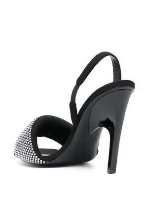 Attico Rem 105mm Crystal-embellished Sandals