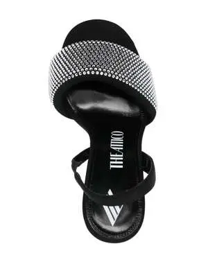 Attico Rem 105mm Crystal-embellished Sandals