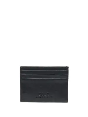 Polo Ralph Lauren Debossed-leather Leather Cardholder - Black