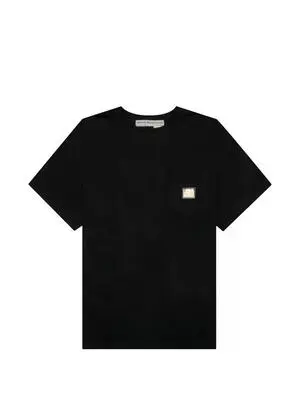 ADVISORY BOARD CRYSTALS Short-sleeve Chest-pocket T-shirt - Black