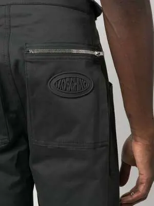Moschino Slim-fit Zipped-pockets Trousers