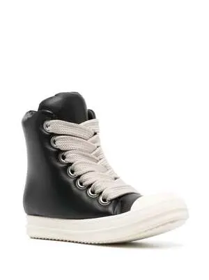 Rick Owens Jumbo Padded Leather Sneakers