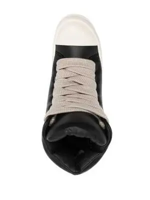 Rick Owens Jumbo Padded Leather Sneakers