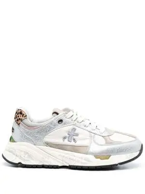 Premiata Mased Colour-block Panelled Sneakers - Grey