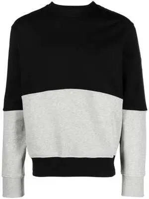 Versace Logo Tape Colour-block Sweatshirt