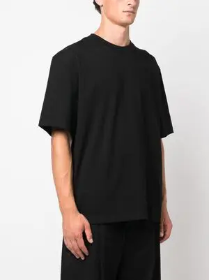 Studio Nicholson Crew-neck Cotton T-shirt - Black