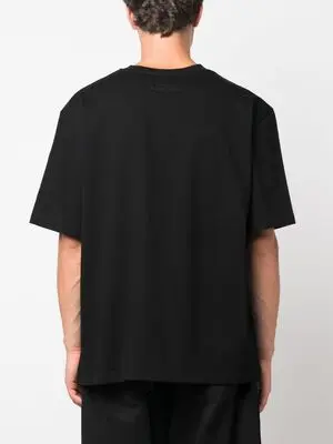 Studio Nicholson Crew-neck Cotton T-shirt - Black