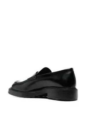 TOD'S Leather Penny Loafers 50mm - Black