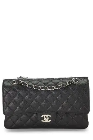 Chanel Quilted Caviar Classic Double Flap Bag