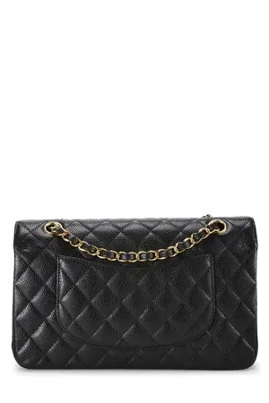 Chanel Quilted Caviar Classic Double Flap Bag - Black
