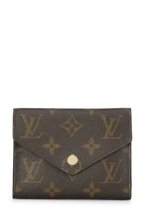 LOUIS VUITTON Monogram Canvas Victorine Wallet - Brown