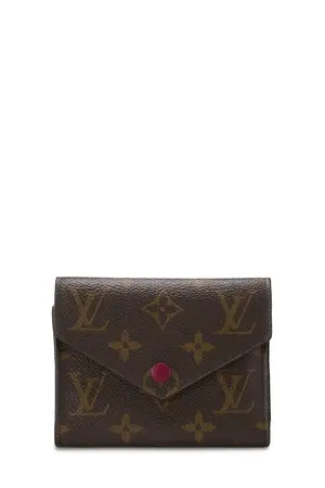 LOUIS VUITTON Monogram Canvas Victorine Wallet - Brown