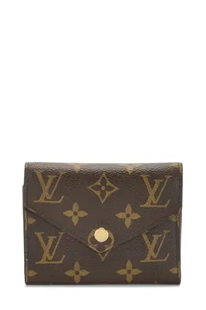 LOUIS VUITTON Monogram Canvas Victorine Wallet - Brown
