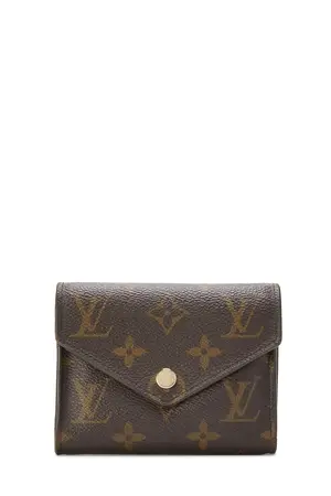 LOUIS VUITTON Monogram Canvas Victorine Wallet - Brown
