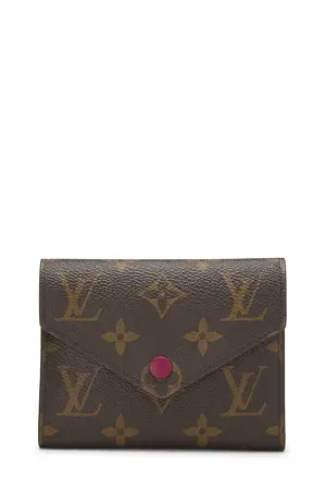LOUIS VUITTON Monogram Canvas Victorine Wallet - Pink
