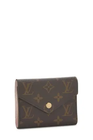 LOUIS VUITTON Monogram Canvas Victorine Wallet - Pink