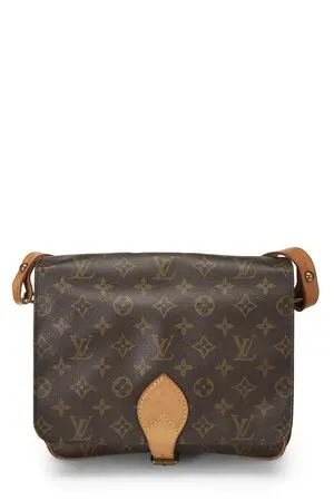 LOUIS VUITTON Monogram Canvas Cartouchiere - Brown