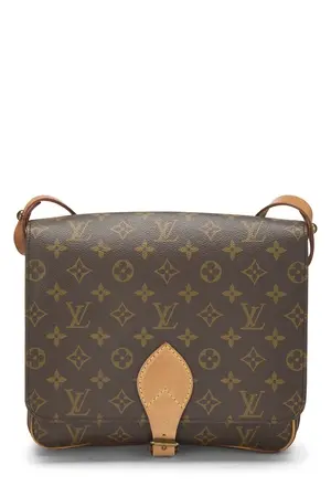 LOUIS VUITTON Monogram Canvas Cartouchiere - Brown