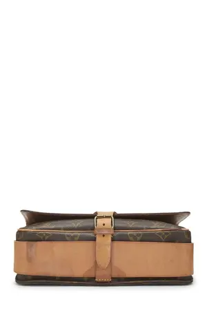 LOUIS VUITTON Monogram Canvas Cartouchiere - Brown