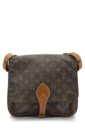 LOUIS VUITTON Monogram Canvas Cartouchiere Bag - Brown