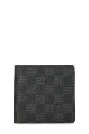 LOUIS VUITTON Damier Graphite Marco Wallet - Black
