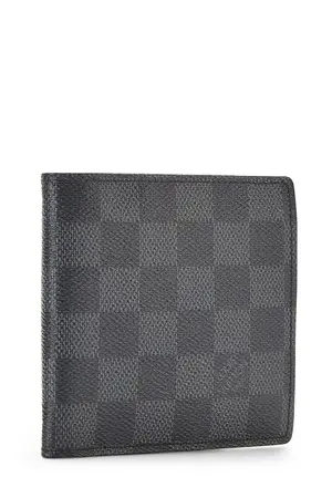 LOUIS VUITTON Damier Graphite Marco Wallet - Black