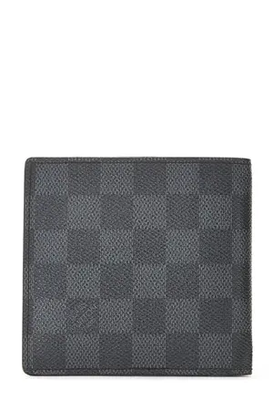 LOUIS VUITTON Damier Graphite Marco Wallet - Black
