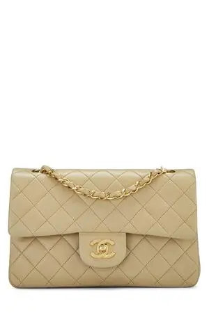 CHANEL Quilted Lambskin Classic Double Flap Small