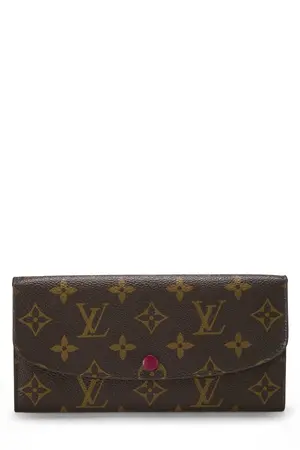 LOUIS VUITTON Monogram Canvas Emilie Wallet - Pink