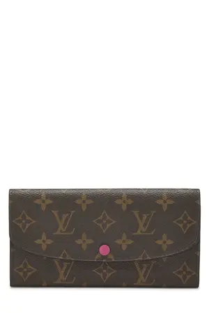 LOUIS VUITTON Monogram Canvas Emilie Wallet - Pink
