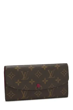 LOUIS VUITTON Monogram Canvas Emilie Wallet - Pink