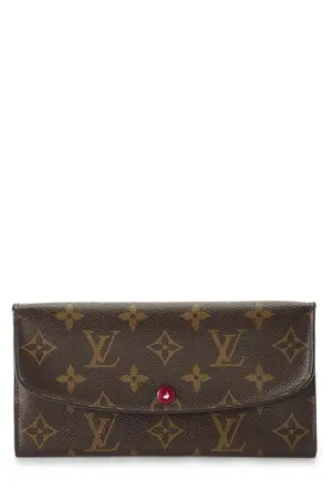 LOUIS VUITTON Monogram Canvas Emilie Wallet Purple