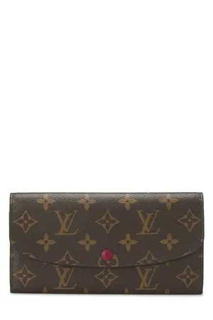 LOUIS VUITTON Monogram Canvas Emilie Wallet - Yellow