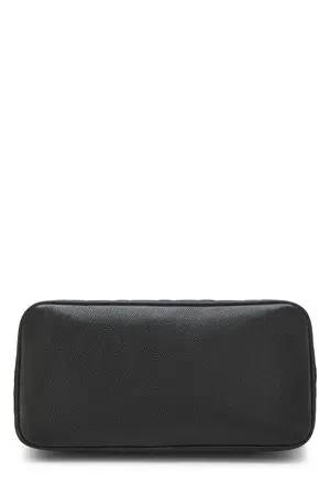 Chanel Quilted Caviar Medallion Tote - Black