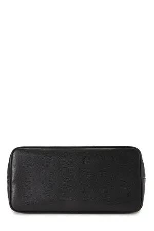 Chanel Quilted Caviar Medallion Tote - Black