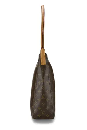 LOUIS VUITTON Monogram Canvas Looping Shoulder Bag - Brown