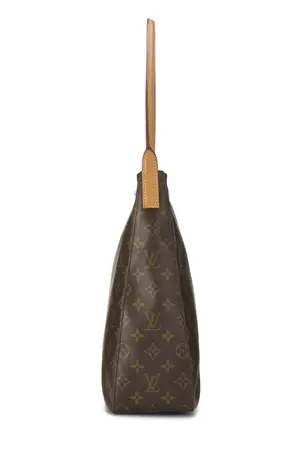 LOUIS VUITTON Monogram Canvas Looping Shoulder Bag - Brown