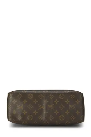 LOUIS VUITTON Monogram Canvas Looping Shoulder Bag - Brown