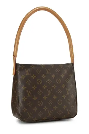 LOUIS VUITTON Monogram Canvas Looping Shoulder Bag - Brown