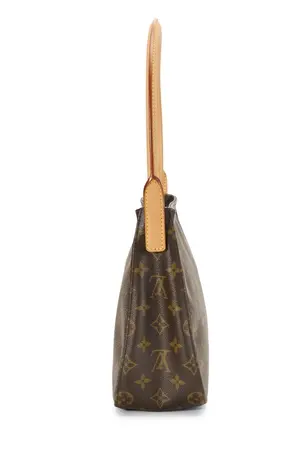 LOUIS VUITTON Monogram Canvas Looping Shoulder Bag - Brown