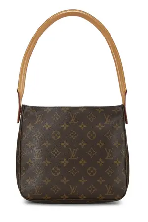 LOUIS VUITTON Monogram Canvas Looping Shoulder Bag - Brown