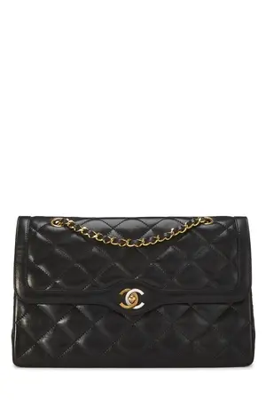 Chanel Quilted Lambskin Paris Limited Double Flap Jumbo
