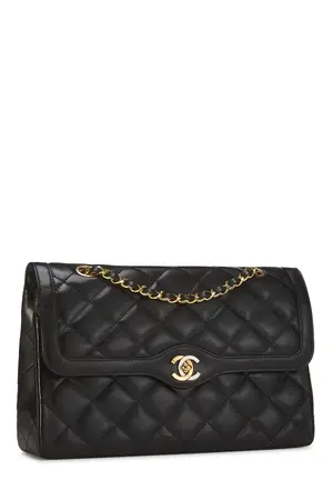Chanel Quilted Lambskin Paris Limited Double Flap Jumbo