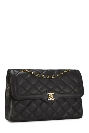 Chanel Quilted Lambskin Paris Limited Double Flap Jumbo
