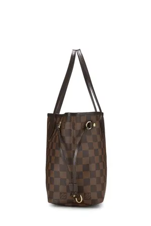 LOUIS VUITTON Damier Ebene Tote - Brown